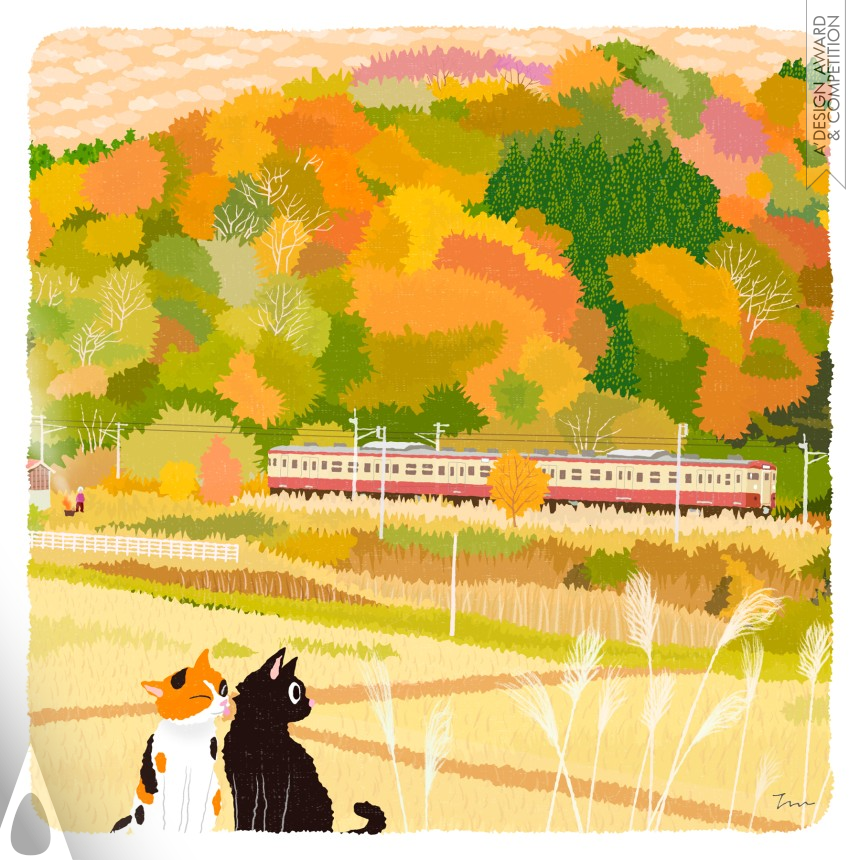 A' Design Award and Competition - Toshinori Mori Tabineko Illustration Calendar