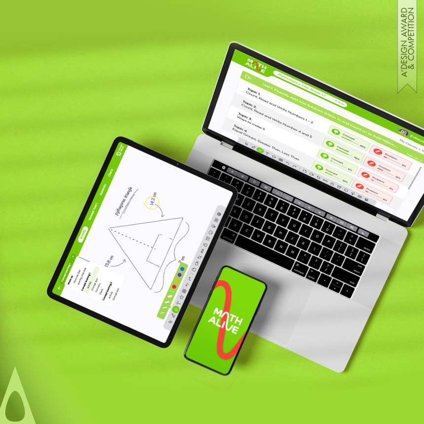 A' Design Award and Competition - VISANG Math Alive Brand Identity