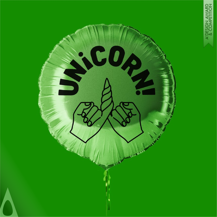 A' Design Award and Competition - YATING LIU Unicorn Rebrand Visual Identity