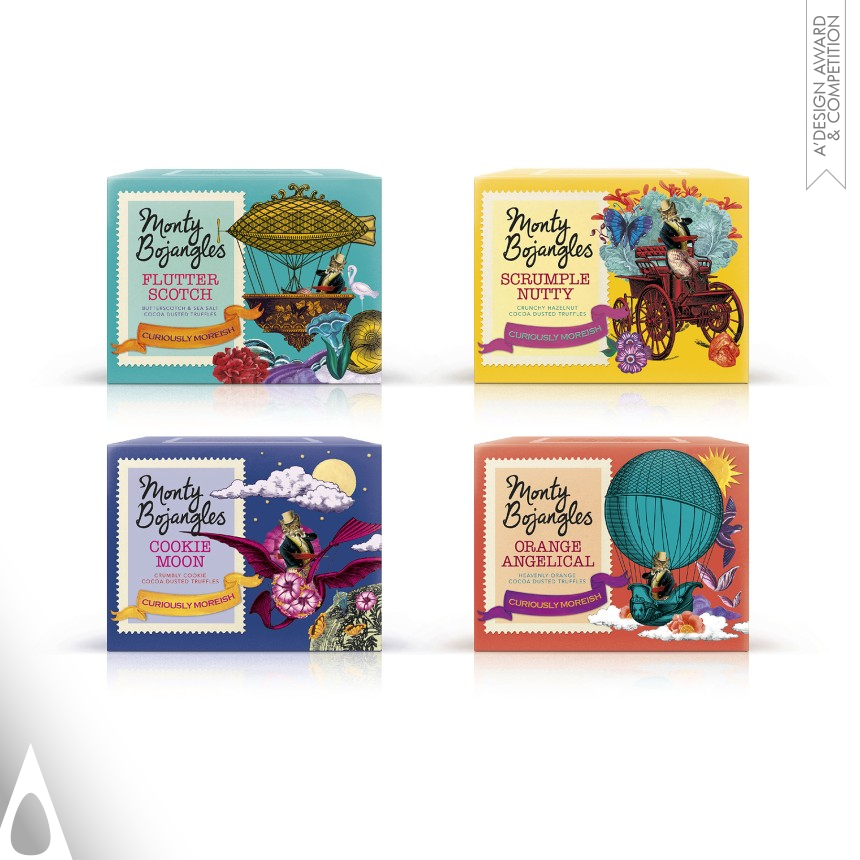 A' Design Award and Competition - Springetts Brand Design Monty Bojangles Confectionery Packaging