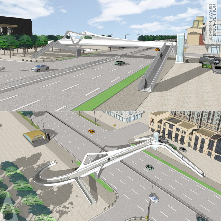 A' Design Award and Competition - Wenkai Xue Free Walker Overpass