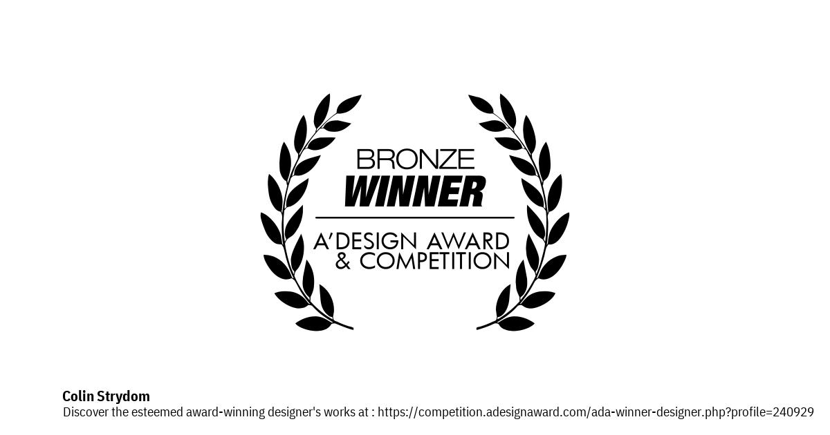 Colin Strydom - A' Design Award Winner