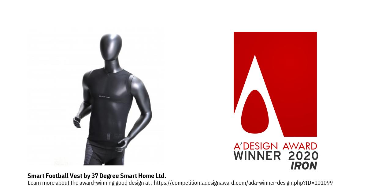 Smart Football Vest Vest With Sensor by 37 Degree Smart Home Ltd.