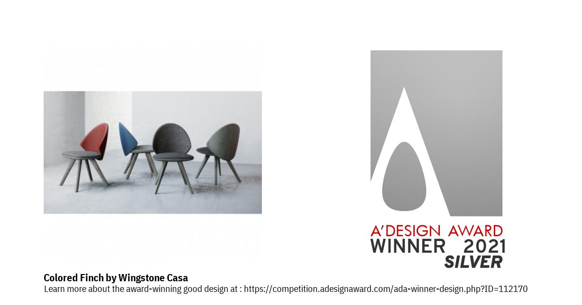 Colored Finch Chair by Wingstone Casa