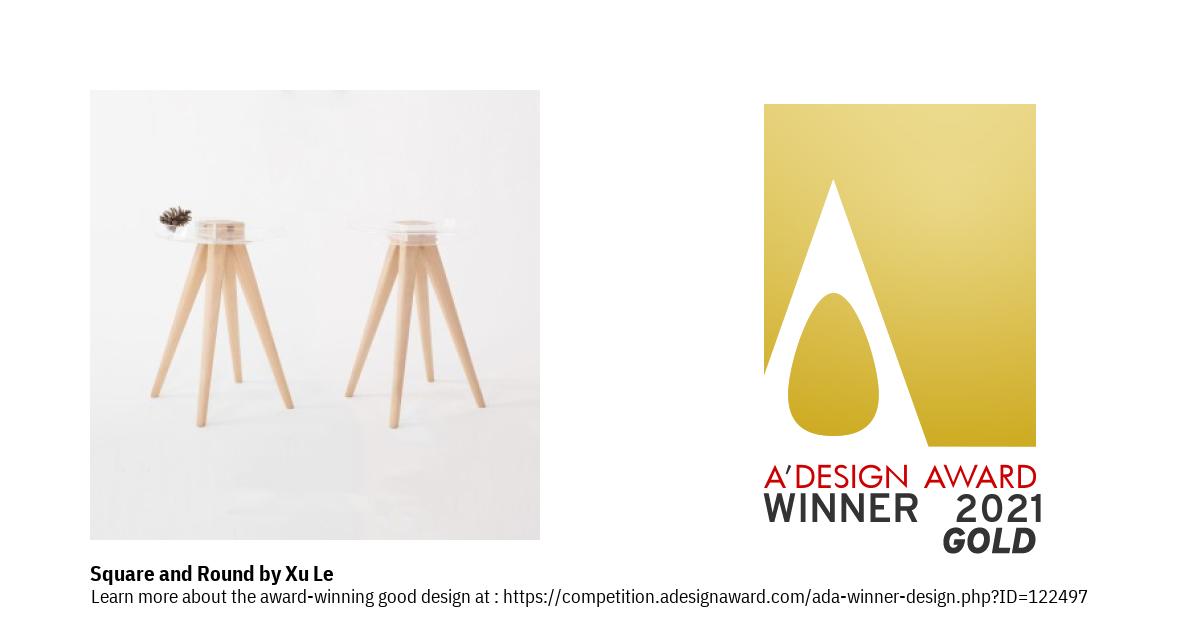 Square and Round A Multifunctional Stool by Xu Le