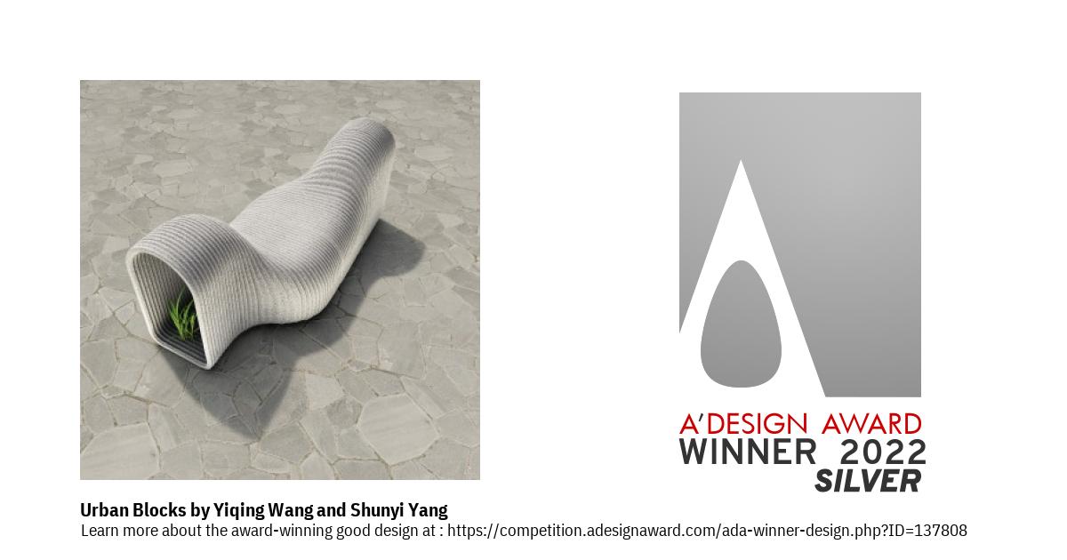 Urban Blocks Bench Module by Yiqing Wang and Shunyi Yang