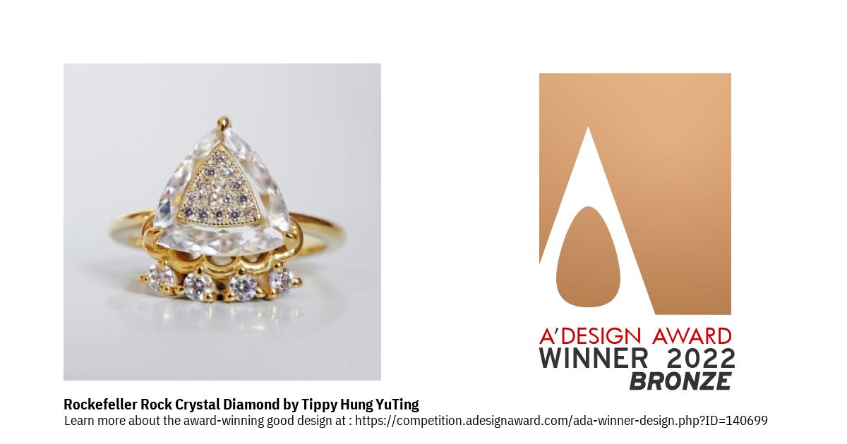 Rockefeller Rock Crystal Diamond Fine Jewelry Ring by Tippy Hung YuTing
