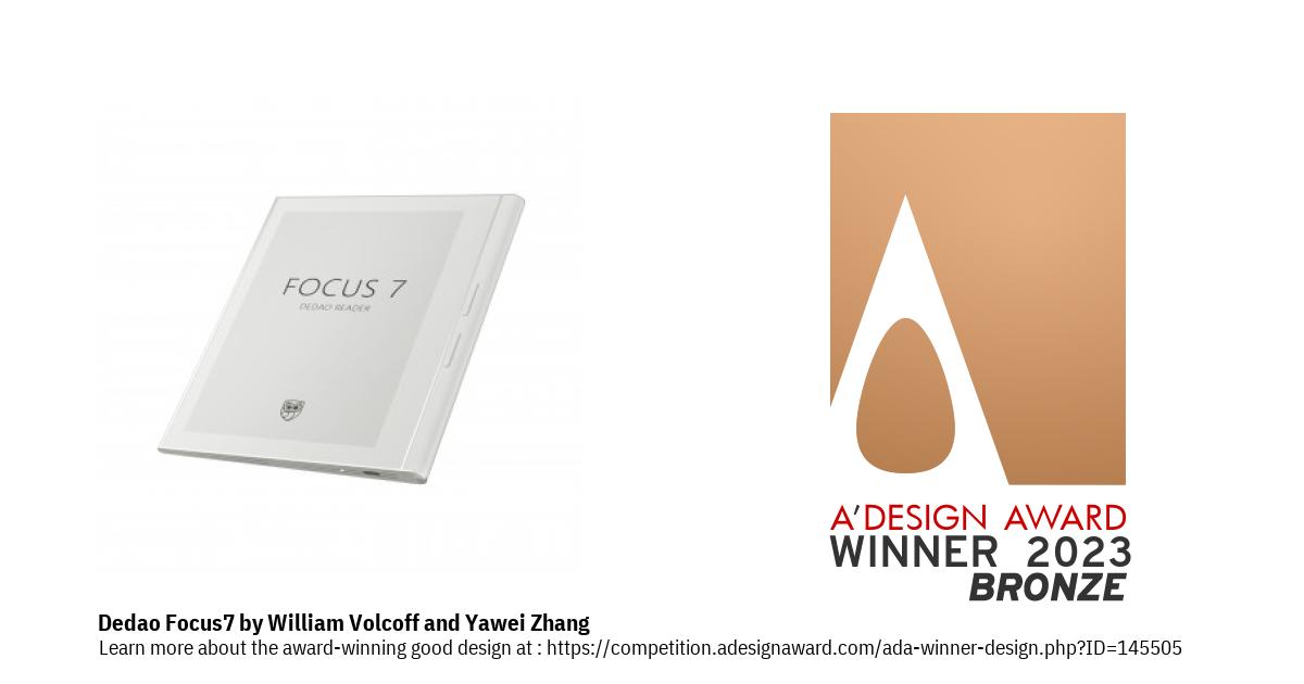 Dedao Focus7 eReader by William Volcoff and Yawei Zhang