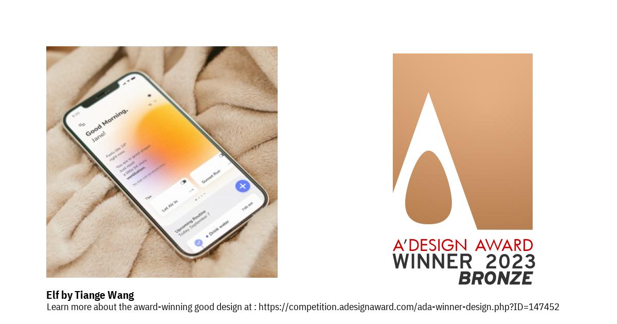 Elf Body Environment Wellness App by Tiange Wang