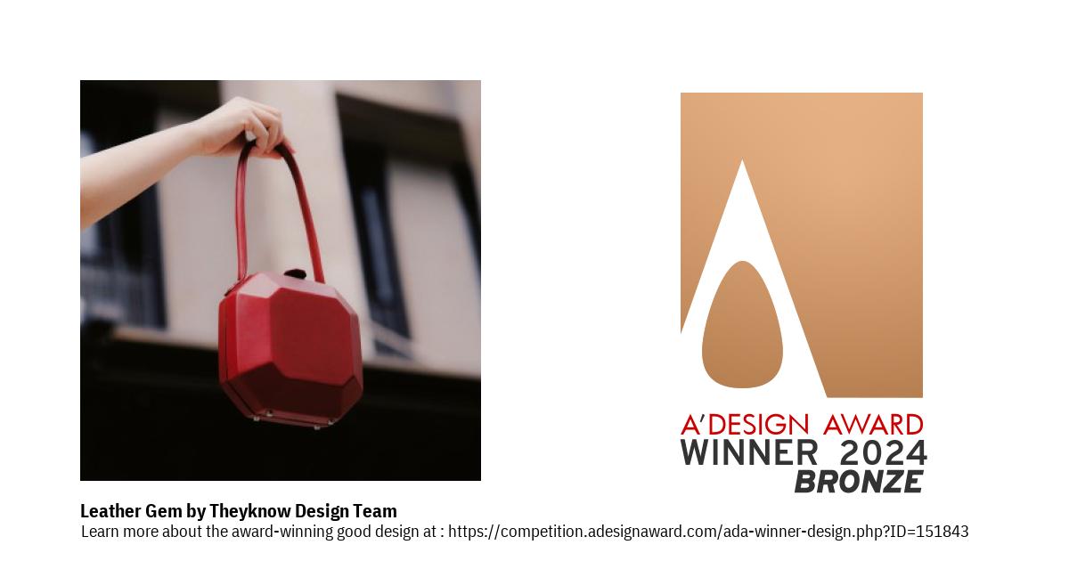 Leather Gem Bag by Theyknow Design Team