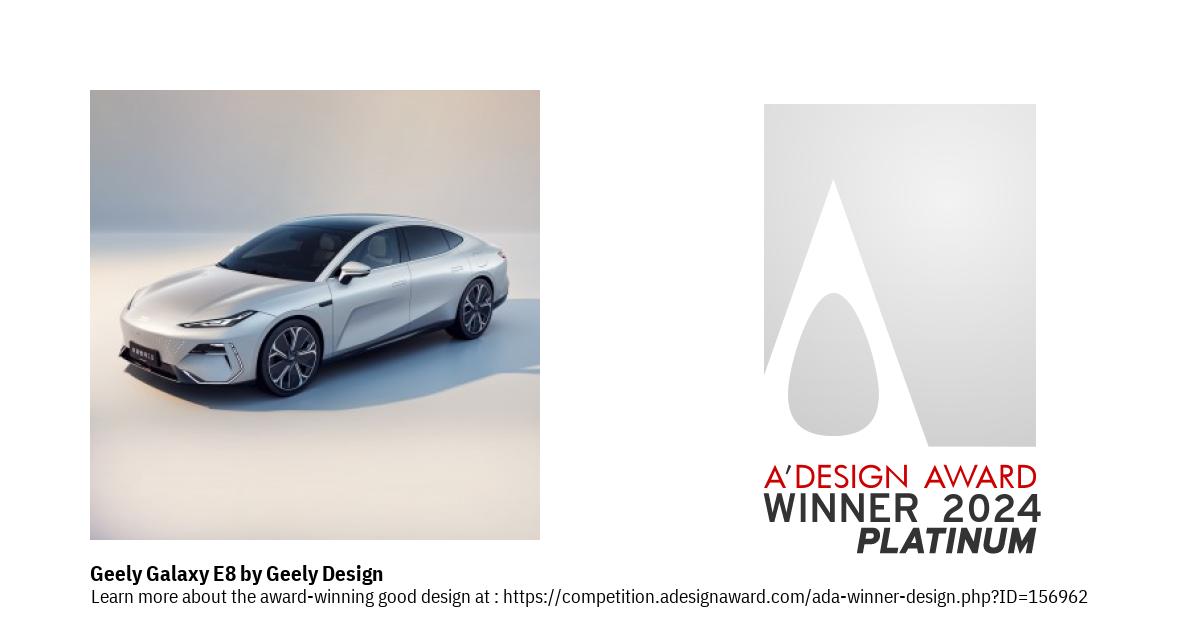 Geely Galaxy E8 Electric Vehicle by Geely Design