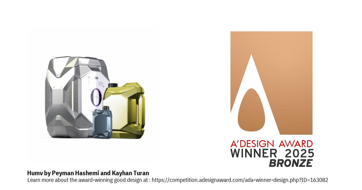 Humv Liquids Plastic Container by Peyman Hashemi and Kayhan Turan