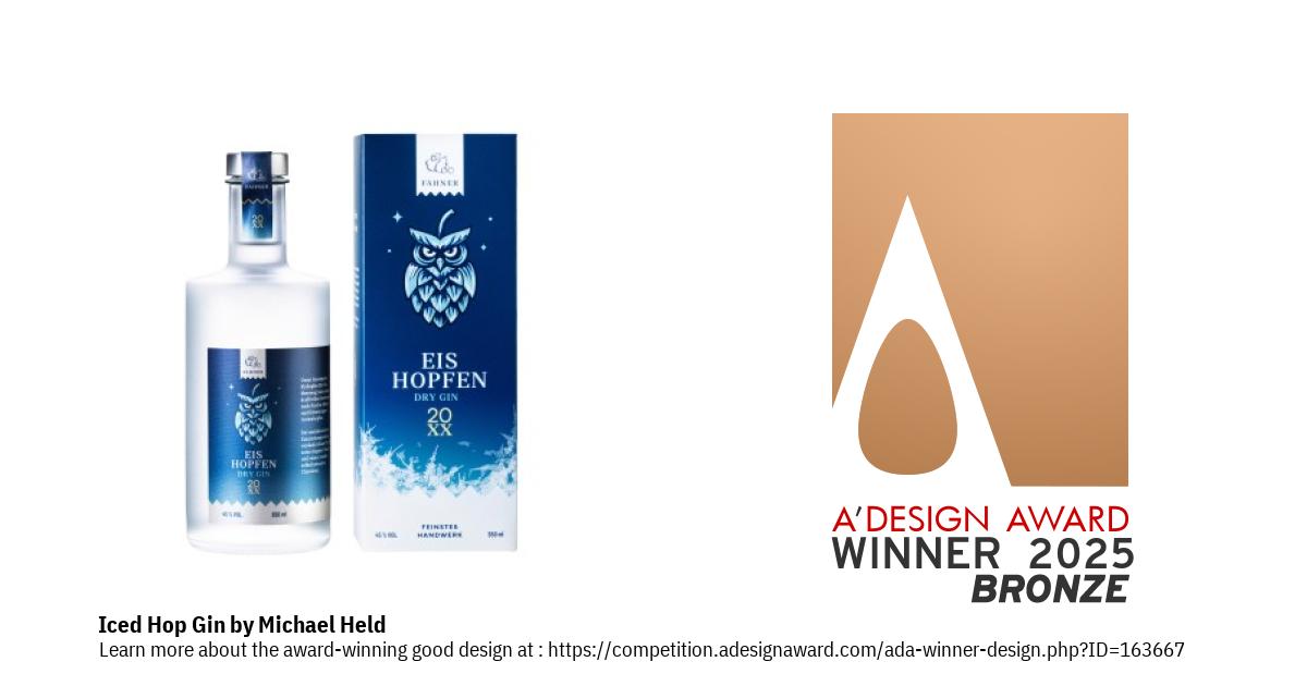 Iced Hop Gin Packaging by Michael Held
