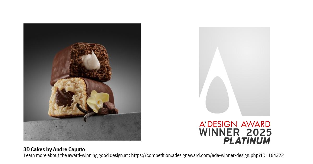 3D Cakes CGI Food by Andre Caputo