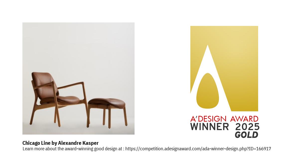 Chicago Line Armchair by Alexandre Kasper