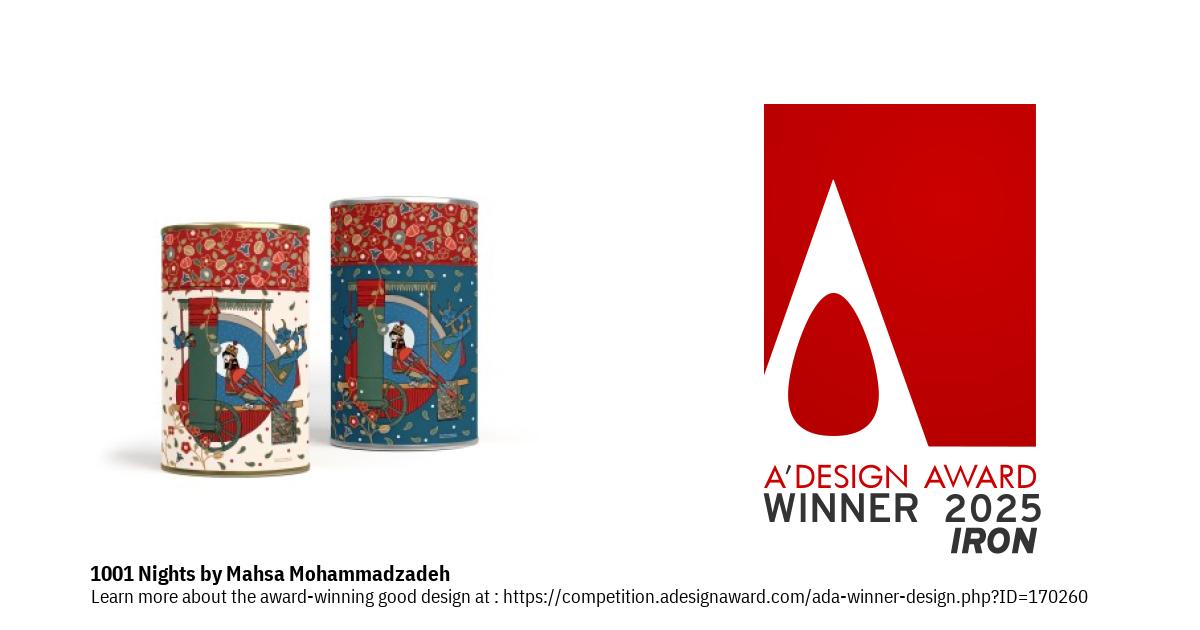 1001 Nights Nuts Packaging by Mahsa Mohammadzadeh