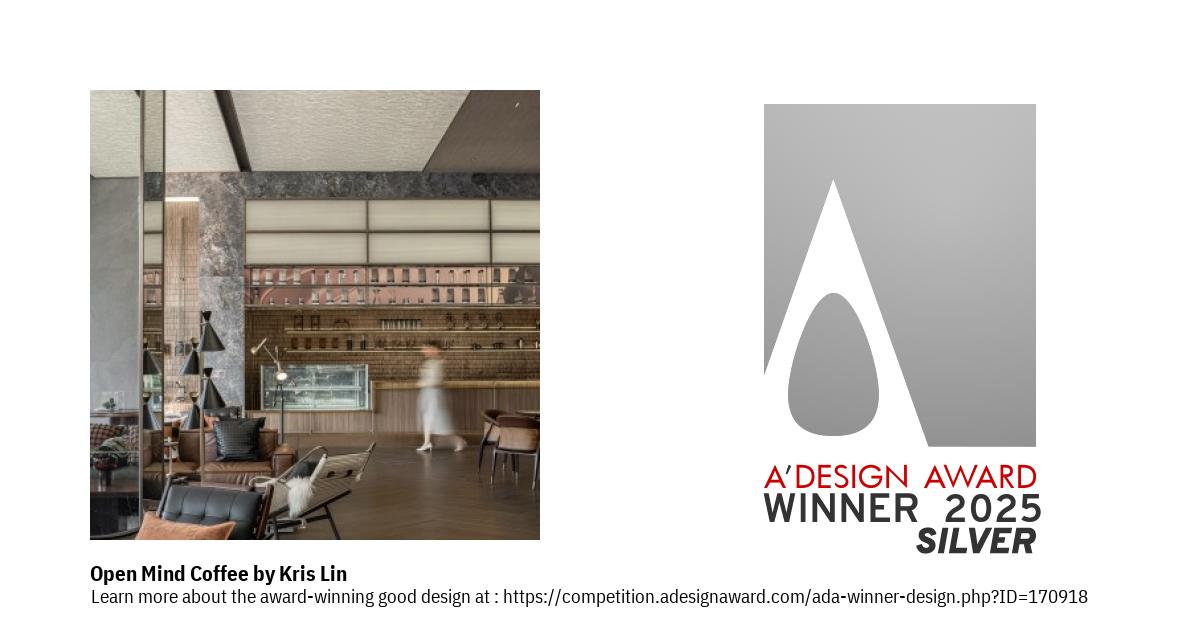 Connect with Kris Lin | Open Mind Coffee Cafe Bar | Silver A' Design Award