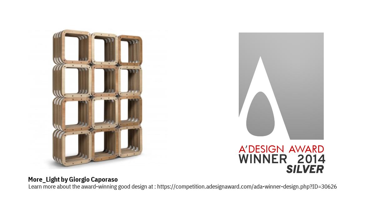 More_Light Modular interior design system by Giorgio Caporaso