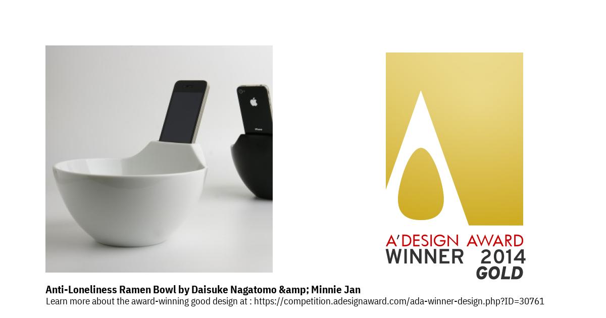 Anti-Loneliness Ramen Bowl Ramen Bowl by Daisuke Nagatomo & Minnie Jan