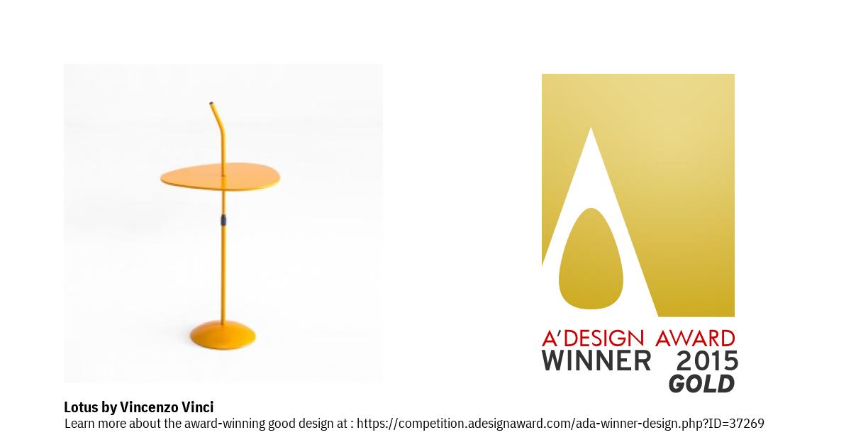 Lotus Side table by Vincenzo Vinci