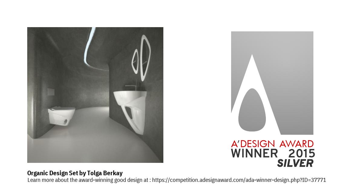 Organic Design Set Ceramic Sanitaryware Set by Tolga Berkay