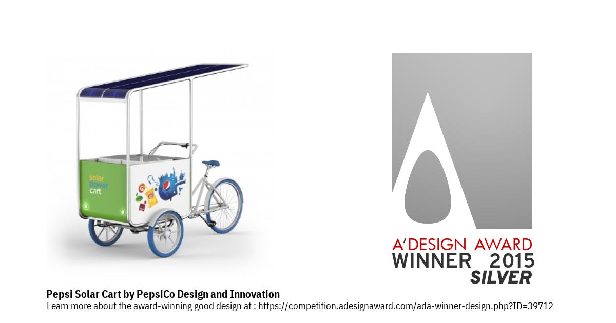 Pepsi Solar Cart Vending Cart Solar Cooler by PepsiCo Design and Innovation