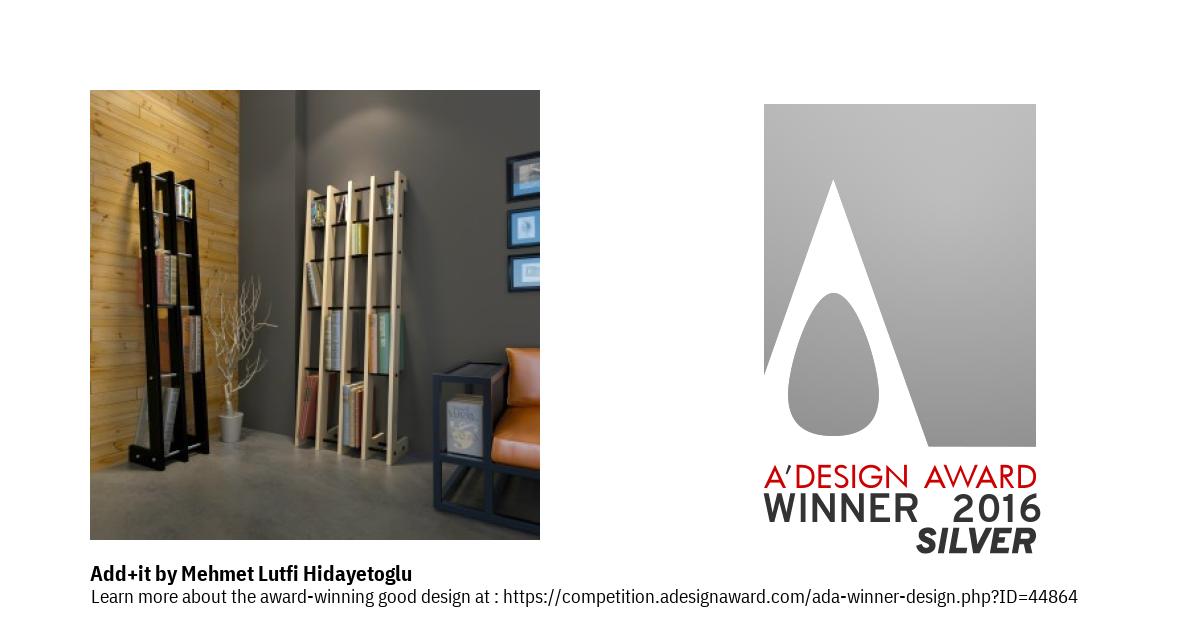 Add+it Bookshelf by Mehmet Lutfi Hidayetoglu