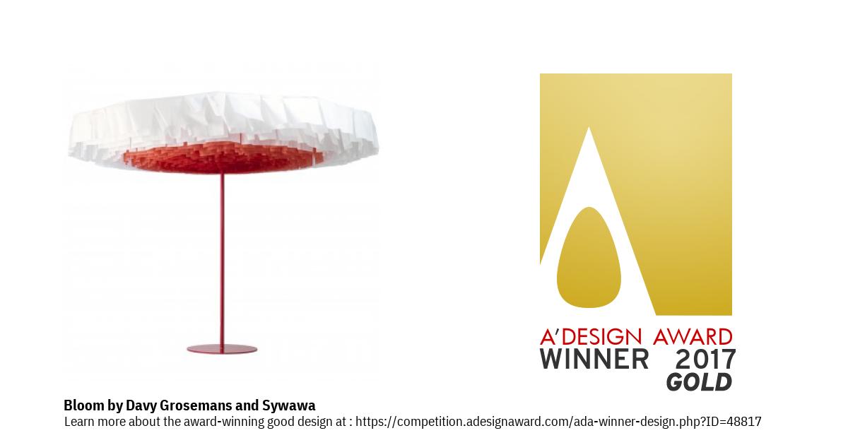 Bloom Parasol by Davy Grosemans and Sywawa