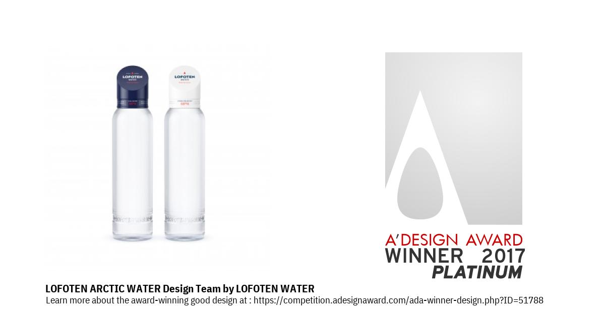 LOFOTEN ARCTIC WATER Design Team Natural Drinking Water by LOFOTEN WATER