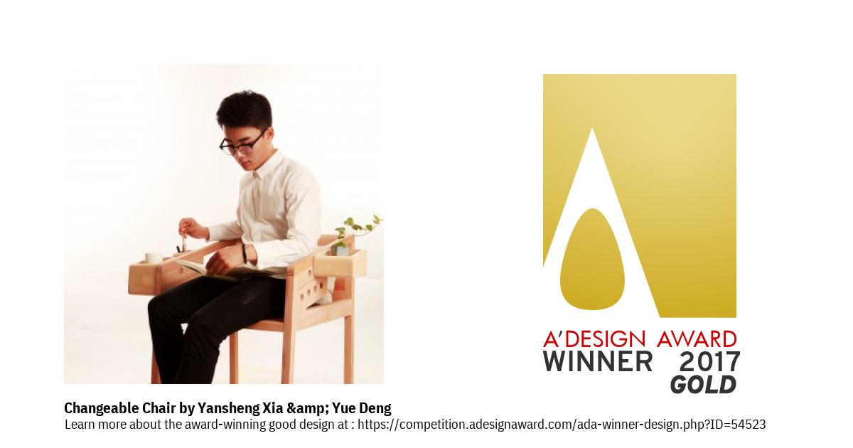 Changeable Chair Chair by Yansheng Xia & Yue Deng