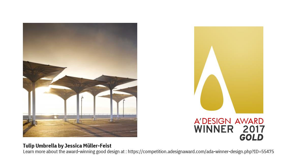 Tulip Umbrella Rain and sun protection by Jessica Müller-Feist