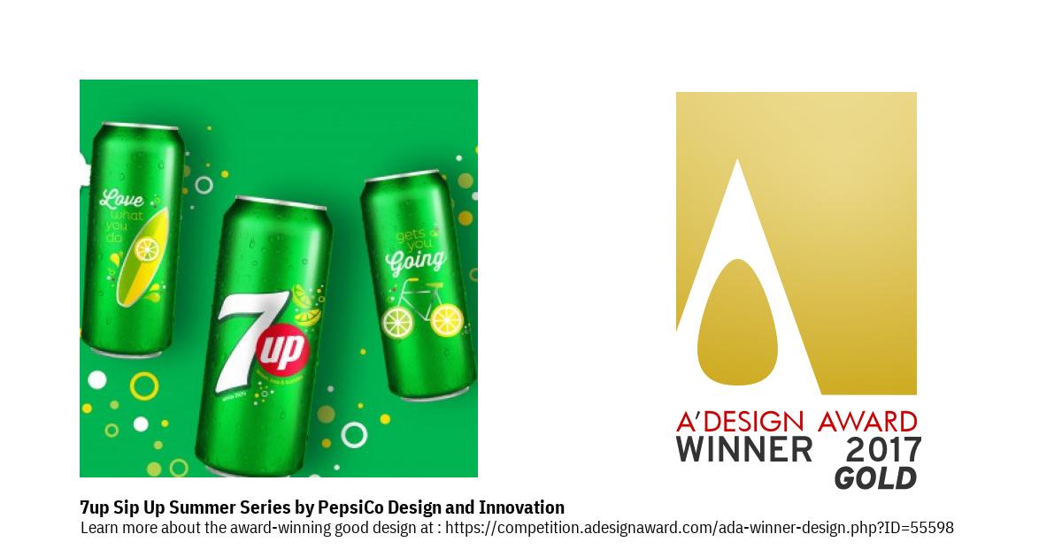 7up Sip Up Summer Series Limited Edition Aluminum Cans by PepsiCo ...