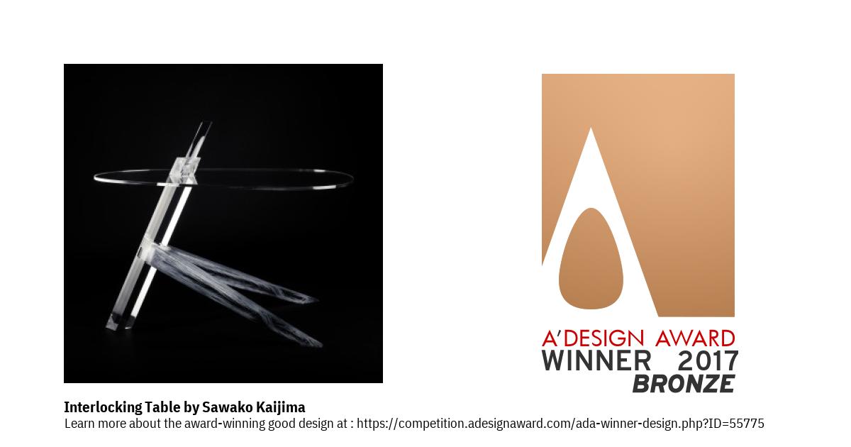 Interlocking Table Coffee Table by Sawako Kaijima