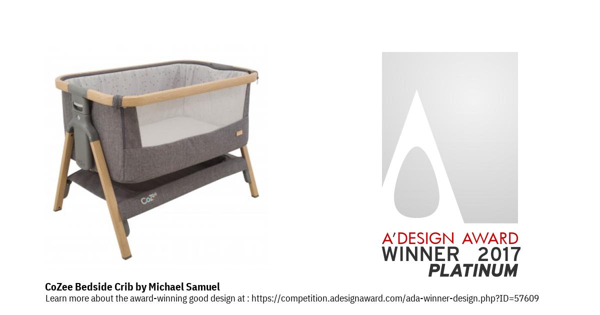 CoZee Bedside Crib Co sleeping baby cot by Michael Samuel
