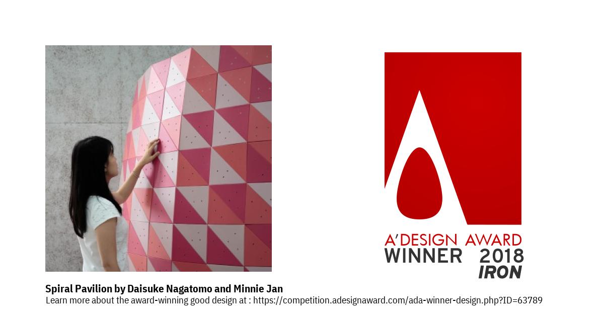 Spiral Pavilion Parametric Cardboard Structure by Daisuke Nagatomo and ...