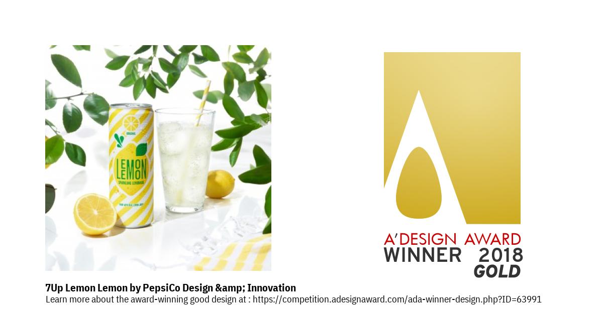 7Up Lemon Lemon Brand Packaging by PepsiCo Design & Innovation