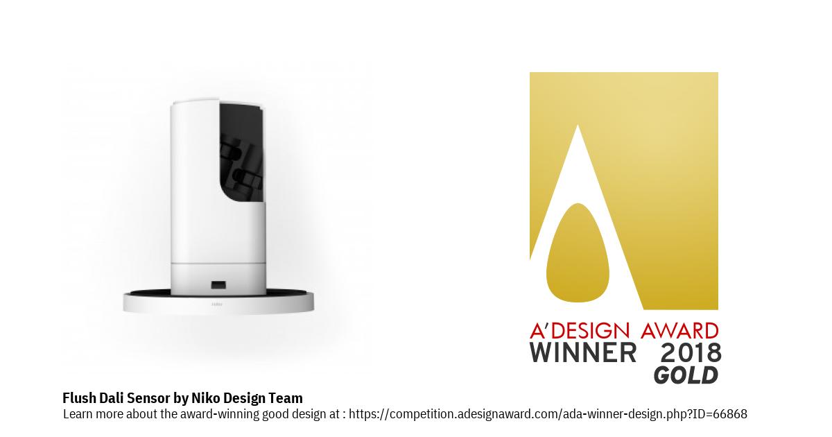 Flush Dali Sensor Ceiling mount motion & presence detector by Niko ...