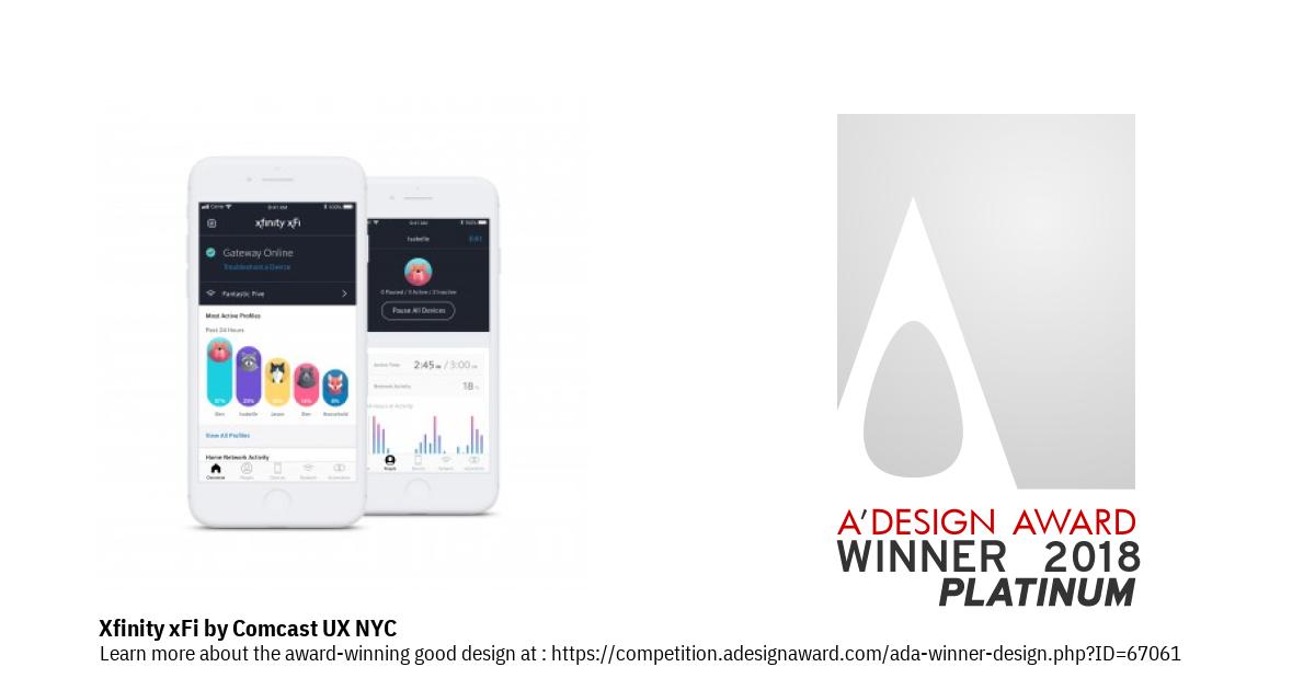 Xfinity xFi Mobile Application by Comcast UX NYC