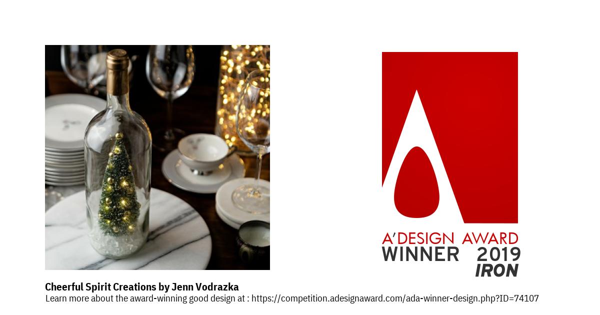 Cheerful Spirit Creations Bottle Centerpiece by Jenn Vodrazka