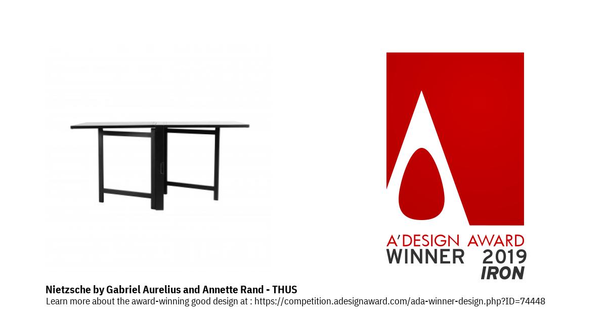 Nietzsche Expandable Table by Gabriel Aurelius and Annette Rand - THUS