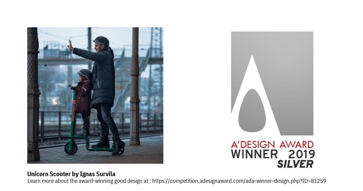 Unicorn Scooter Electric Scooter For Sharing by Ignas Survila