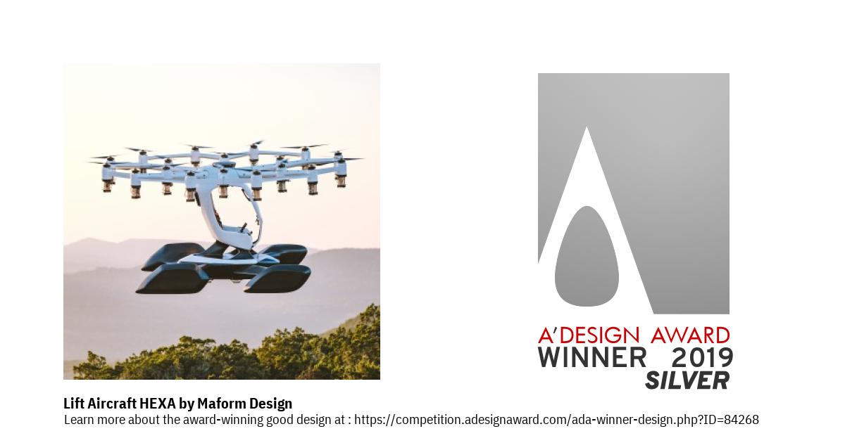 Lift Aircraft HEXA Passenger Drone by Maform Design