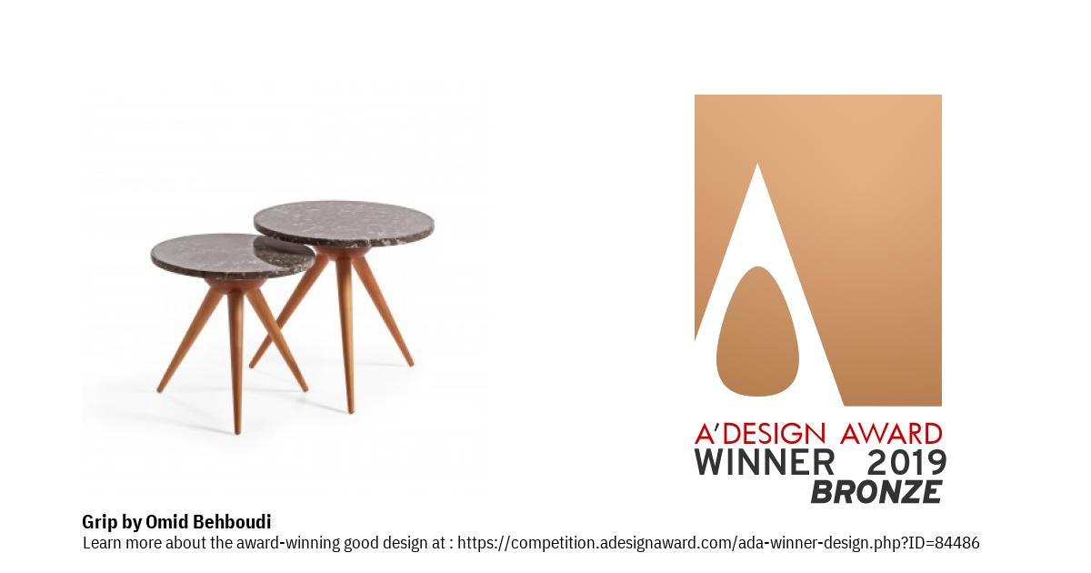 Grip Side Table by Omid Behboudi