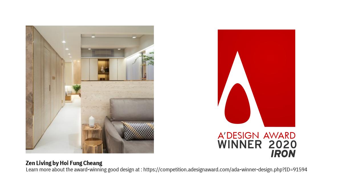 Zen Living Residential Apartment by Hoi Fung Cheang